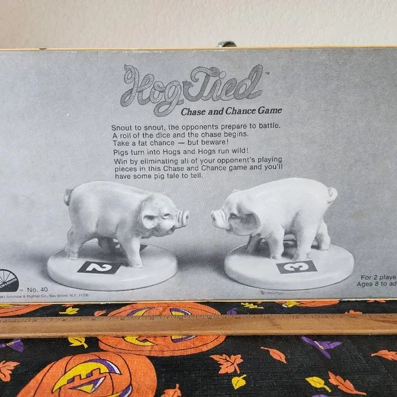 Selchow & Righter Hog Tied Board game | Toys | Vintage Hog Tied Pig ...